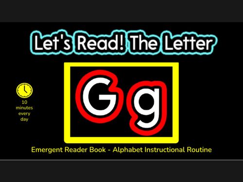 Book Creator | Gg Letter Book - CVI Version