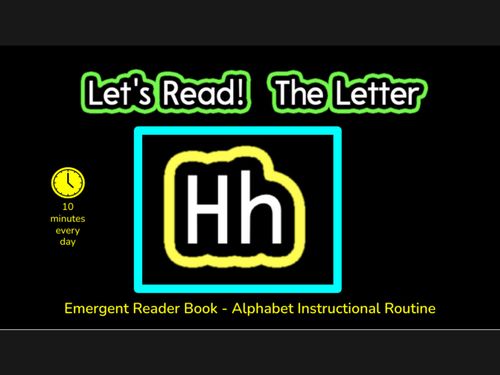 Book Creator | Hh Letter Book - CVI Version