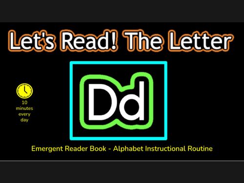 Book Creator | Dd Letter Book - CVI Version