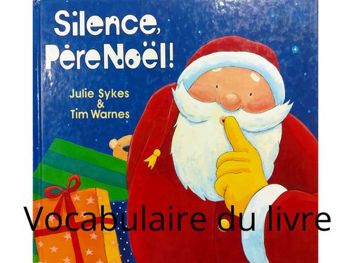 Book Creator | vocabulaire Silence Père Noël