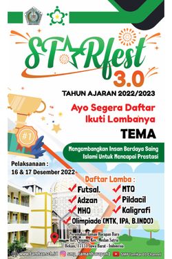 Book Creator | Proposal Starfest 2022-2023 SMP TAMAN HARAPAN 1