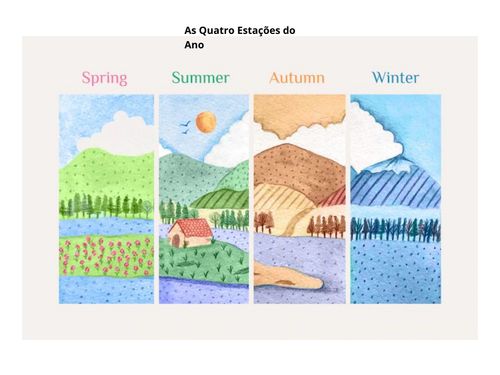 Book Creator | As 4 estações