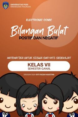 Book Creator | e-komik materi bilangan bulat (positif dan negatif)