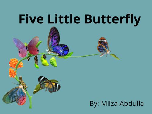 Book Creator | Five Little Butterfly