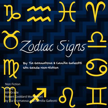 Book Creator | Zodiac Signs