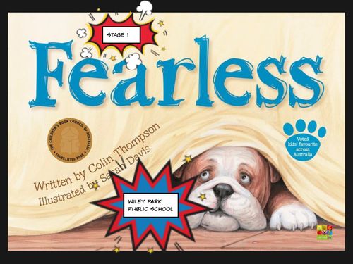 Book Creator | Fearless - Looking at Fearless the dog