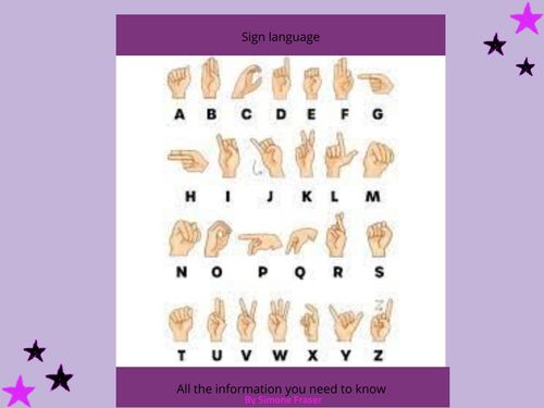 Book Creator | Sign Language