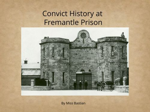 Book Creator | Fremantle Prison