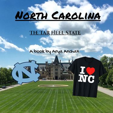 Book Creator | North Carolina, The Tar Heel State
