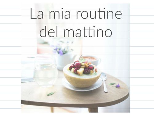 Book Creator | LA MIA ROUTINE DEL MATTINO