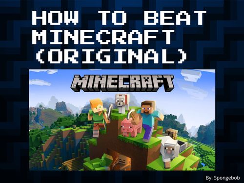 Book Creator | How To BEat Minecraft (ORIGINAL)