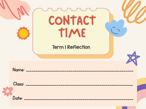 Book Creator | T1W10 Contact Time Reflection