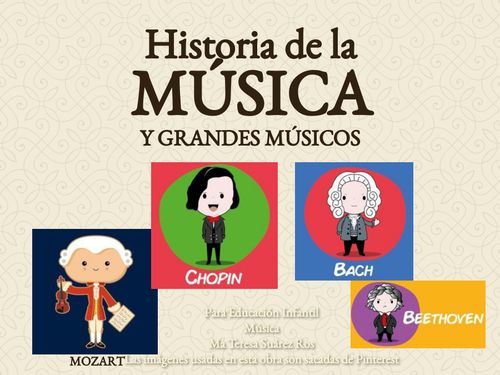 Book Creator | Historia de la música y grandes músicos para Educación ...