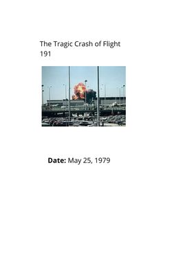 Book Creator | The Tragic Crash of Flight 191