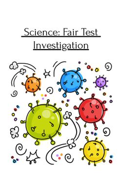 Book Creator | Science: Fair Test Investigation