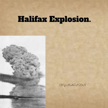Book Creator | Halifax Explosion