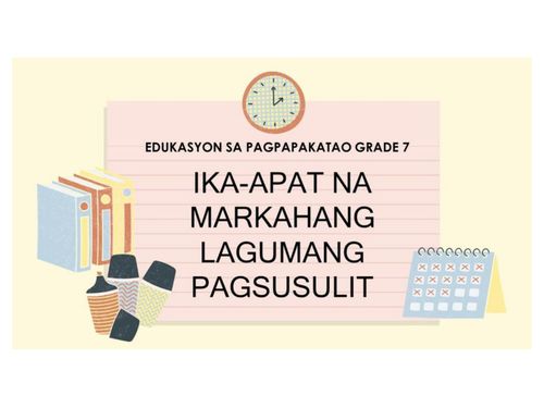 Book Creator | ESP 7-4TH QUARTER LAGUMANG PAGSUSULIT