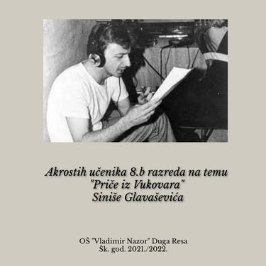 Book Creator | Akrostih "Price iz Vukovara"