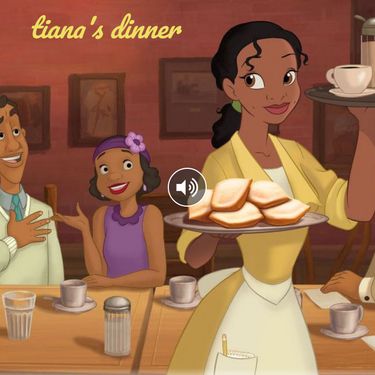 Book Creator | tiana's dinner