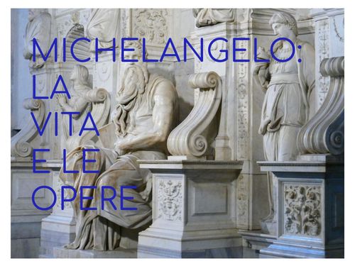 Book Creator | MICHELANGELO: LA VITA E LE OPERE