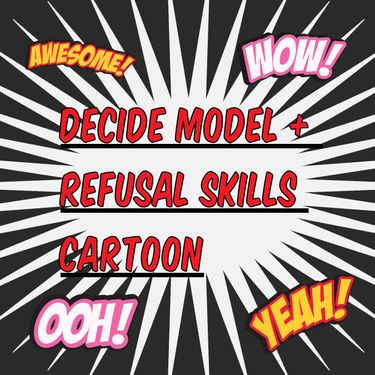 Book Creator | Decide Model + Refusal Skills Cartoon