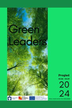 Book Creator | Green Leaders