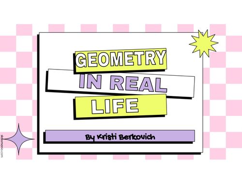 Book Creator | Geometry In Real Life