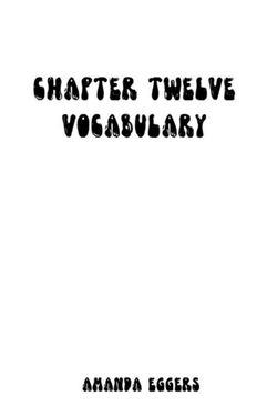 Book Creator | Chapter 12 Vocabulary