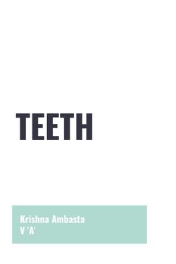 Book Creator | Teeth