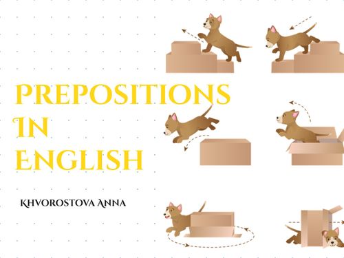 Book Creator | Preposition in English