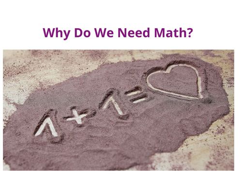 Book Creator | Why Do We Need Math?
