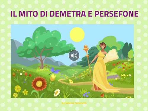 Book Creator | IL MITO DI DEMETRA E PERSEFONE