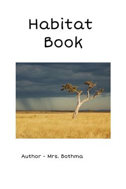 Book Creator | My Habitat Book