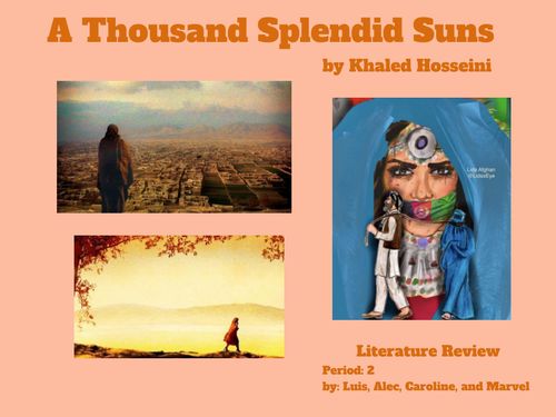 Book Creator | A Thousand Splendid Suns Book