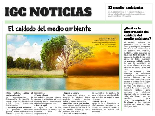 Book Creator | El medio ambiente