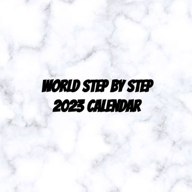 Book Creator | World Step By Step Calendar