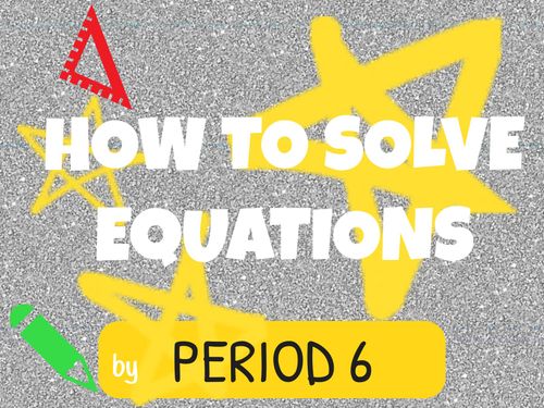 Book Creator | Solving Equations