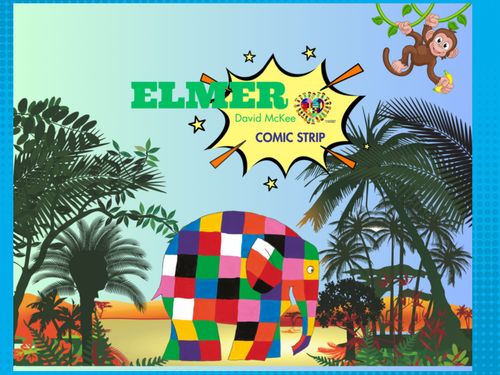 Book Creator | Elmer. Comic strip