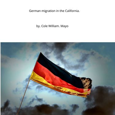 Book Creator | German Migration To CA