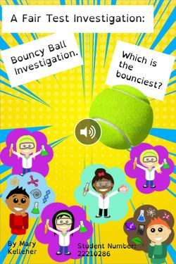 Book Creator | A Fair Test Investigation