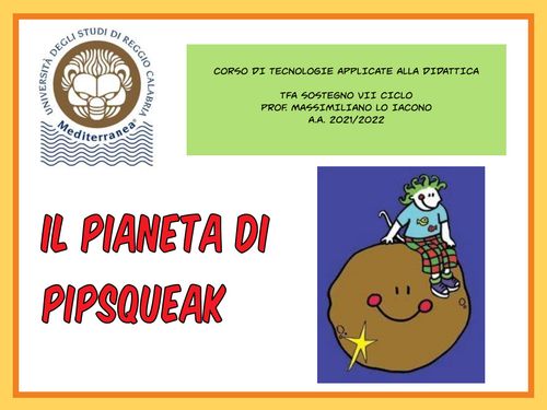 Book Creator | IL PIANETA DI PIPSQUEAK