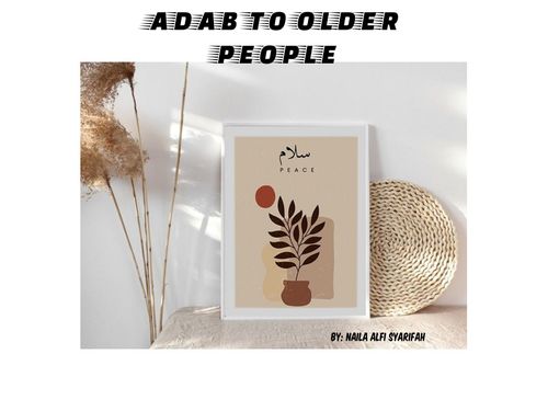 Book Creator | Ebook ADAB TO OLDER PEOPLE