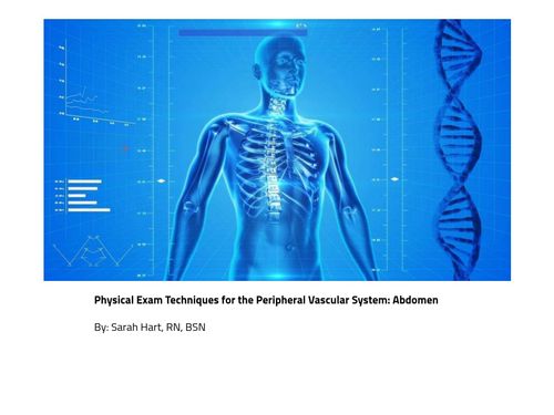 Book Creator | Physical Exam Techniques for the Peripheral Vascular ...