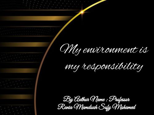 Book Creator | My environment is my responsibility
