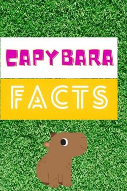 Book Creator | Capybara Facts