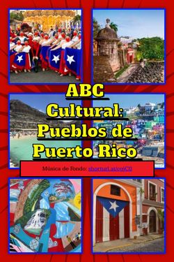 Book Creator | ABC Cultural: Pueblos de Puerto Rico - EDPE 3013 [KOSKO ...