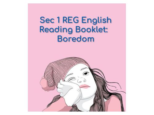 Book Creator | Reading Booklet: Boredom