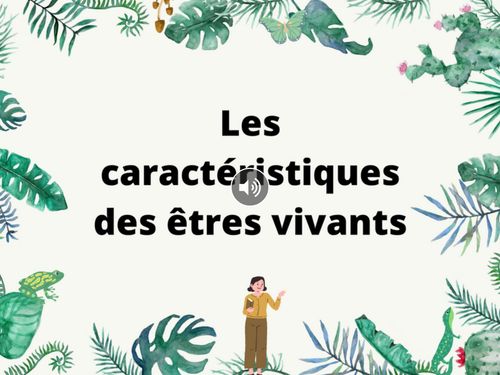 Book Creator | les caractéristiques des êtres vivants