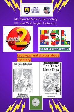 Book Creator | Saint Dominic School, ESL Level 2 - Reading and Oral ...