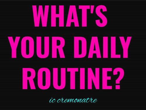 Book Creator | what's your daily routine?